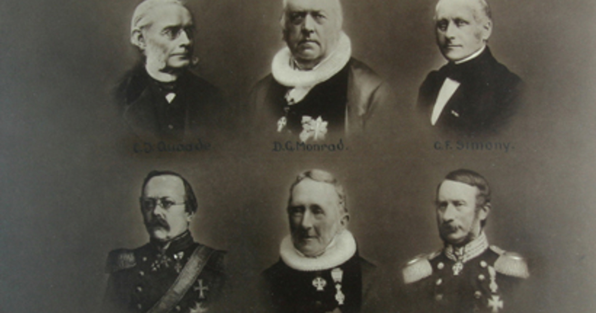 Regeringen Monrad - Statsministeriet