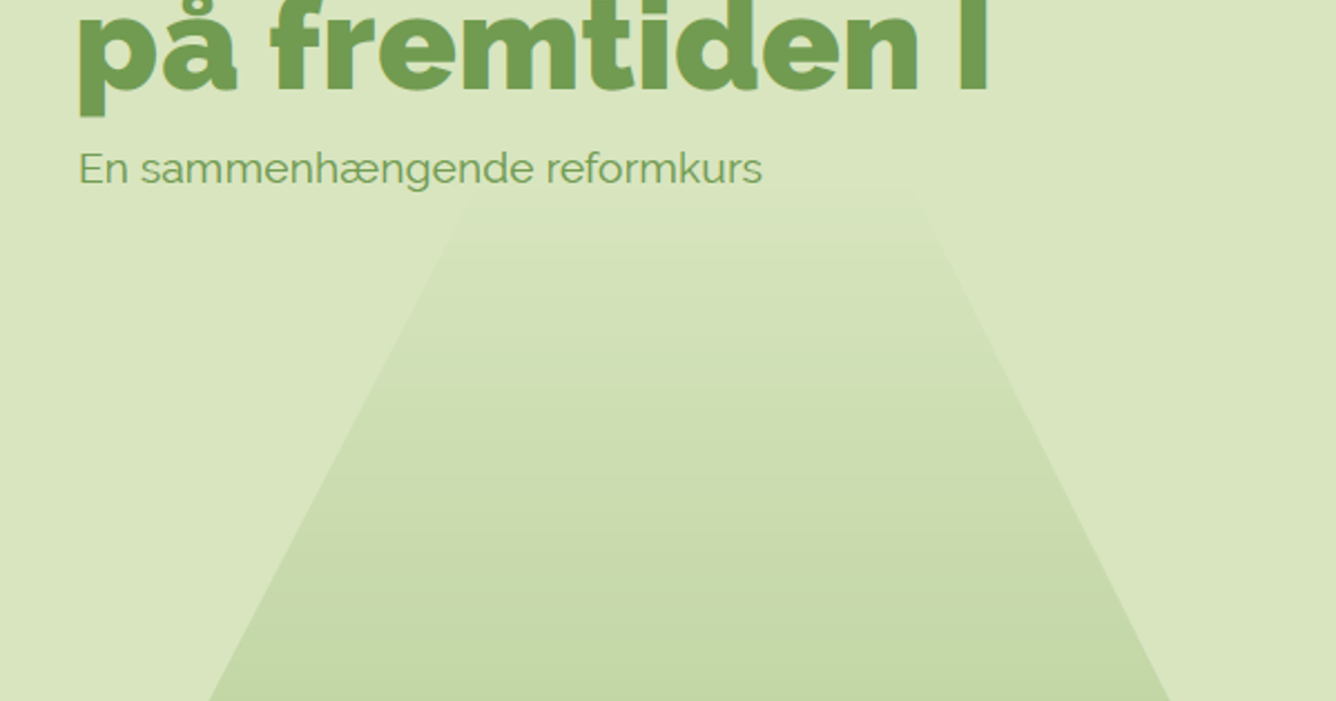 Forberedt på fremtiden I - Statsministeriet